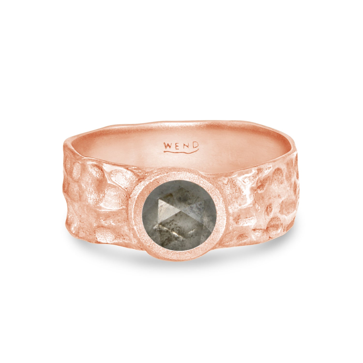 Basalt Red Gold Wide with Rustic Diamond – WEND