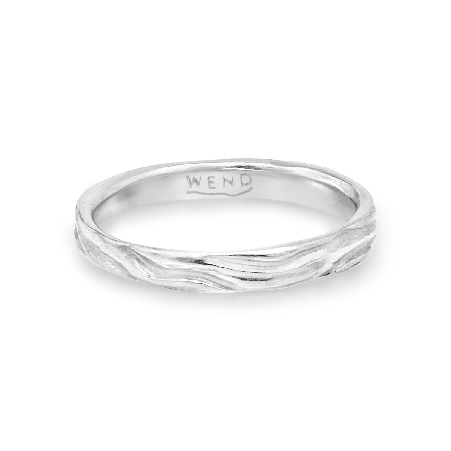Roots White Gold Thin Band – WEND